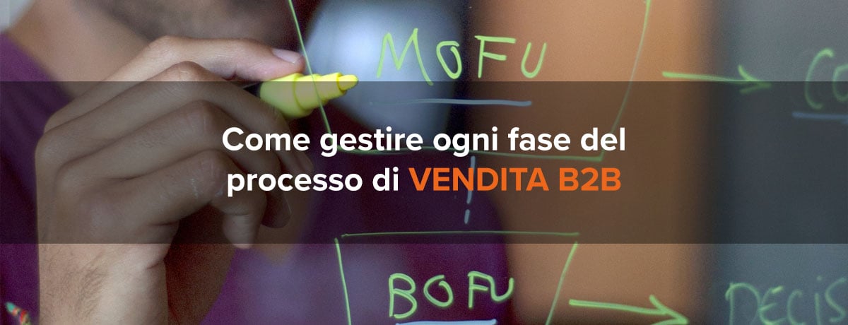 Come gestire ogni fase del processo di vendita b2b in modo efficace